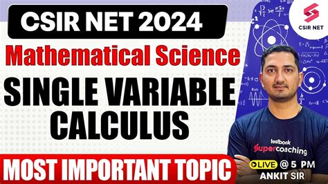 csir net 2024 mathematical science single variable calculus most