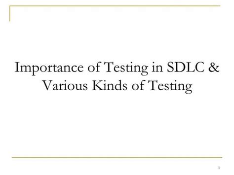 software testing ppt pptx