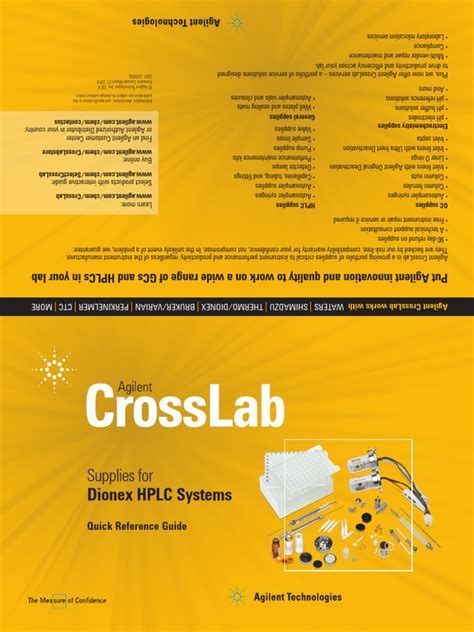Agilent Crosslab Dionex Hplc Systems Pdf Pipe Fluid Conveyance Pump