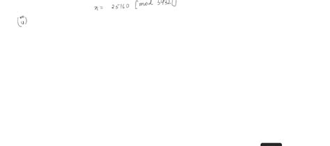 Solved Solve The Following Congruences You May Use Technology To Run