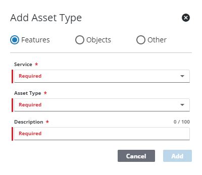 Add An Asset Type