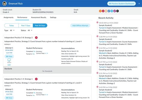 Inspire Progress Monitoring N2y