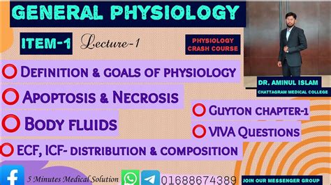 Body Fluid Ecf And Icf Definition Composition And Differences Between Them Youtube