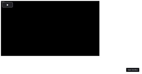 A Sample Videojs With React Project Forked Codesandbox