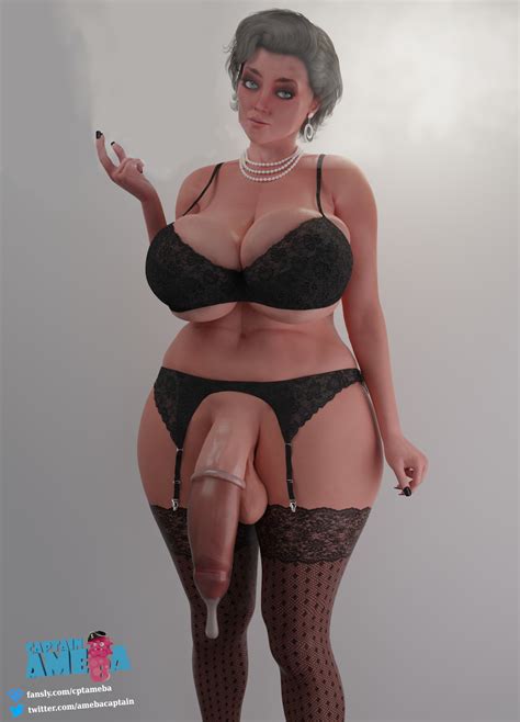 rule 34 1futa 2023 3d after sex big balls big breasts big penis black