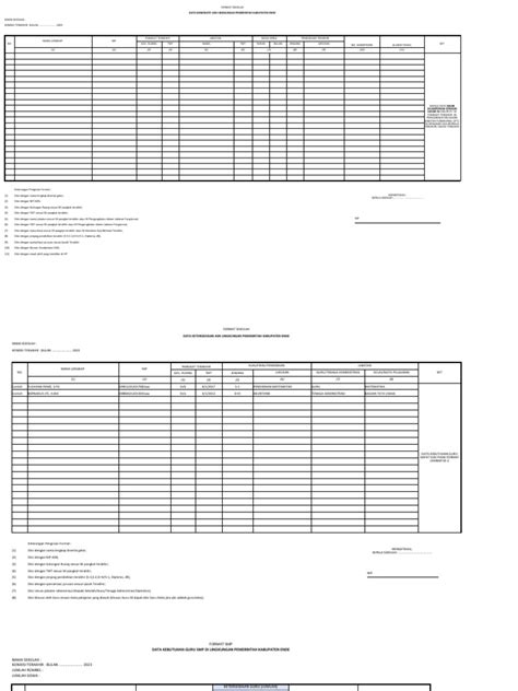 Format Data Asn Sekolah Pdf