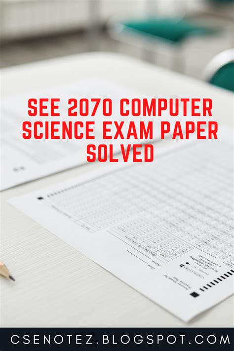 See Class 10 Computer Science Examination Paper 2074 Artofit
