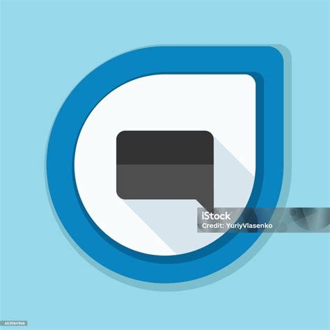 Chat Mesage Button Illustration Stock Illustration Download Image Now