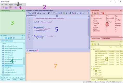41 Quick Start — Itom Documentation