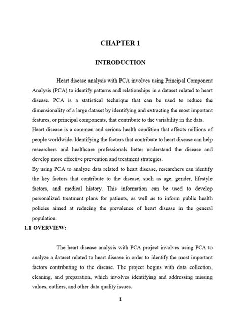 Heart Disease Analysis Pdf Principal Component Analysis Eigenvalues And Eigenvectors