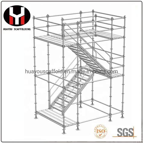 High Loading Capacity Steel Modular Scaffolding System 483mm Layher
