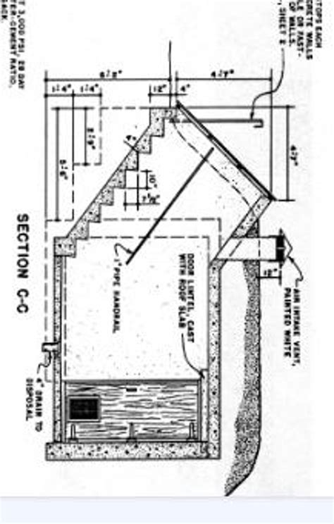 Vintage Storm Shelter Plans And Blueprint Pdf Instant Download 3 Pp