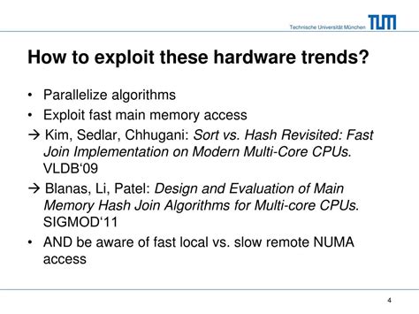 Ppt Massively Parallel Sort Merge Joins Mpsm In Main Memory Multi