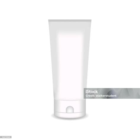 샴푸 샤워 젤 로션 바디 밀크 목욕 거품에 대 한 백색 광택 플라스틱 병 현실적인 포장 이랑 템플릿입니다 전면 보기 벡터 일러스트입니다 건강관리와 의술에 대한 스톡 벡터