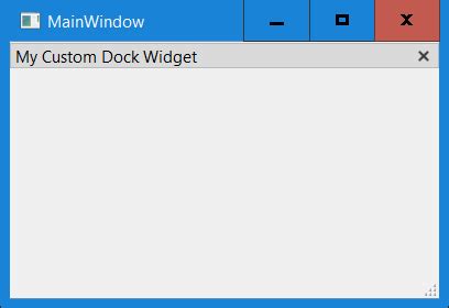 Pyqt Using Custom Qdockwidget From Designer Ui File Stack Overflow