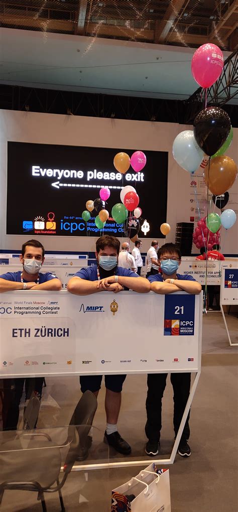 Icpc Swiss Subregional Contest 2021 2022 And World Finals Photos Icpc Eth Zurich
