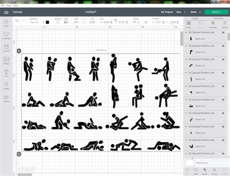 Sex Sexual Positions Set Svgforeplay Vector Fuck Etsy