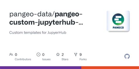 Github Pangeo Data Pangeo Custom Jupyterhub Templates Custom