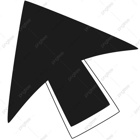 Black Arrow Cursor Png
