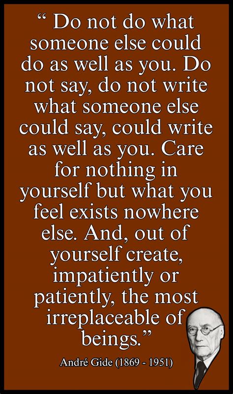 do not do what someone else could do as well as you do not say do not