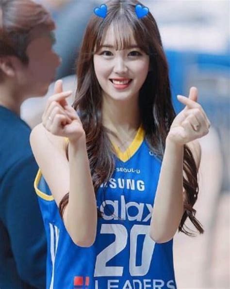 설현 닮아 농구팬들에게 인기 폭발이라는 치어리더 네이트 연예