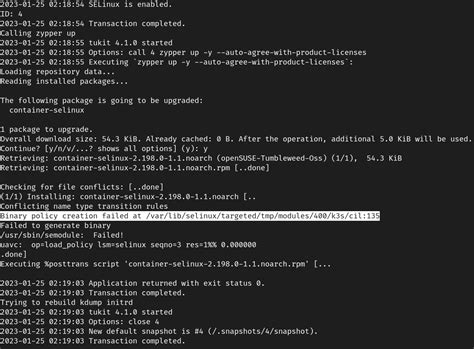 Incompatible With Container Selinux 2188 · Issue 36 · K3s Iok3s