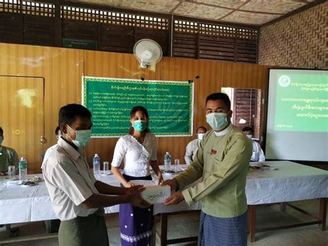 ယင်းမာပင်ခရိုင် ကနီမြို့နယ်၌သဘာဝဘေးအန္တရာယ်ကြောင့် သီးနှံပျက်စီးဧကများ အတွက် ထောက်ပံ့ငွေမ