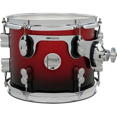 Pdp Concept Maple Shell Set Red To Black Fade