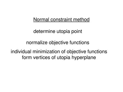 Ppt Multiple Objective Function Optimization Powerpoint Presentation Id5140651