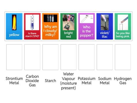 Use The Physical To Determine The Identity Of The Substance Match Up