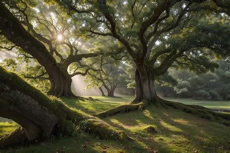 Premium AI Image Exploring The Texture Of Trees