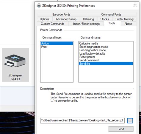 printing after printer restart settings are lost stack overflow