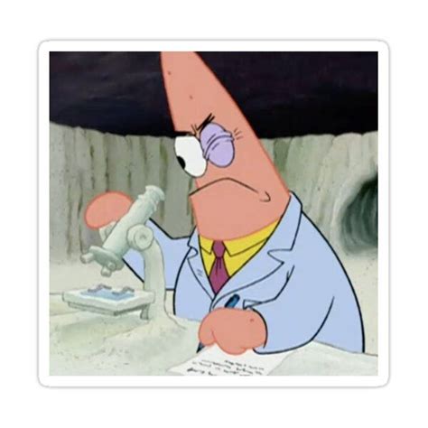 Smart Patrick Sticker For Sale By Gcarsten