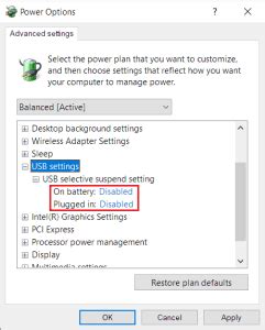 What Is USB Selective Suspend Setting Should You Turn It On Or Off