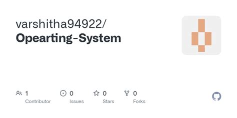 Github Varshitha94922opearting System