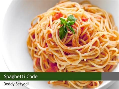 Spaghetti Code
