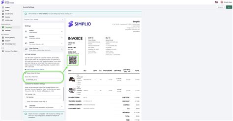 How Can I Display QR Codes On My Invoices Simplio Support