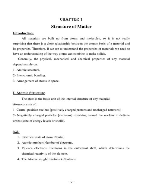 L2structureofmatter Pdf Chemical Bond Crystal Structure