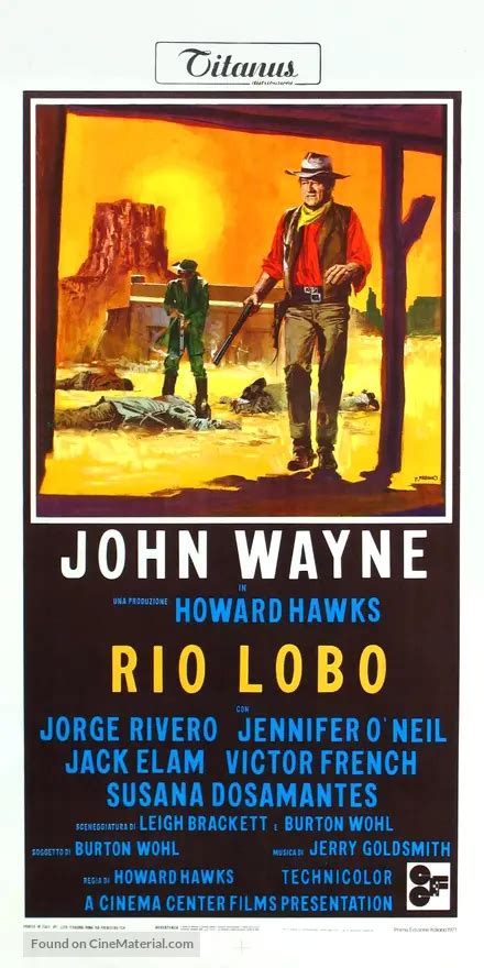 Rio Lobo 1970 Italian Movie Poster