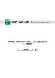 Bnp Paribas Financial Statements