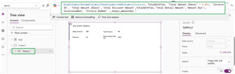 creating custom data views in canvas apps with power fx functions