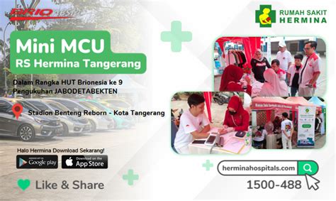 Hermina Hospitals Mini Mcu Hut Brionesia Indonesia Jabodetabekten