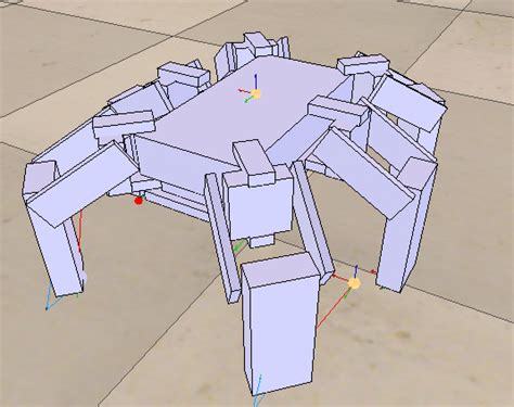Simulation Of Hf08 Hexapod Robot In V Rep Download Scientific Diagram