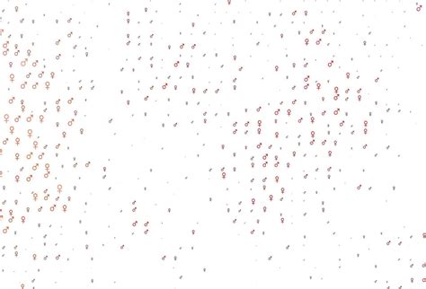 Light Red Vector Pattern With Gender Elements Vector Art At Vecteezy