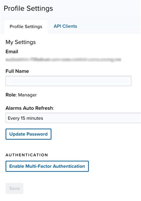 Managing Your Profile Settings