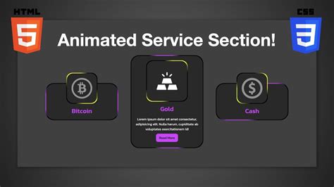 Animated Service Section How To Make Website More Attractive With