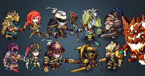 Animated 2d Mix Pack 2 Characters Hero Monsters Bosses 2d 角色 Unity Asset Store