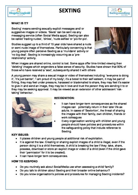 Sexting North Wales Safeguarding Board