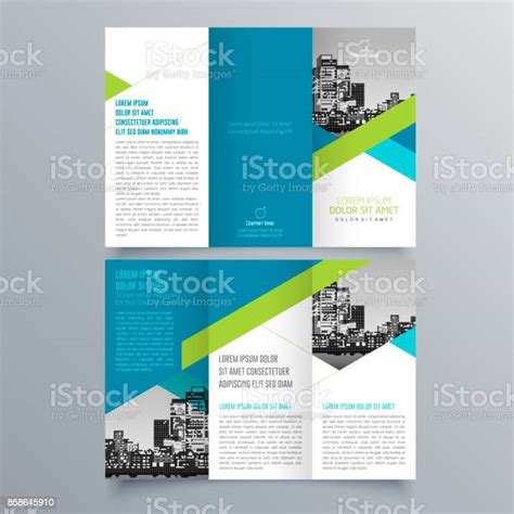 브로셔 디자인 브로셔 템플릿 창조적인 삼중 트렌드 브로셔 3단 브로슈어에 대한 스톡 벡터 아트 및 기타 이미지 3단 브로슈어 형판 책자 Istock
